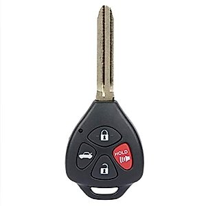OCPTY 1 X Flip Key Entry Remote Control Key Fob Transmitter Replacement for 2010 2011 2012 2013 for Toyota COROLLA 4 Buttons 315 Mhz