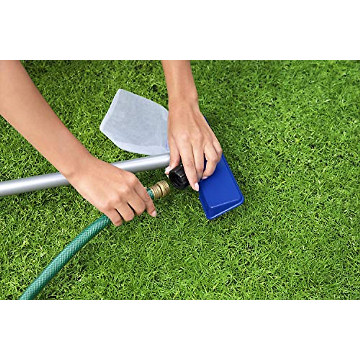 Flowclear Above Ground Pool Maintenance Kit | Features Vacuum and Leaf Skimmer Heads