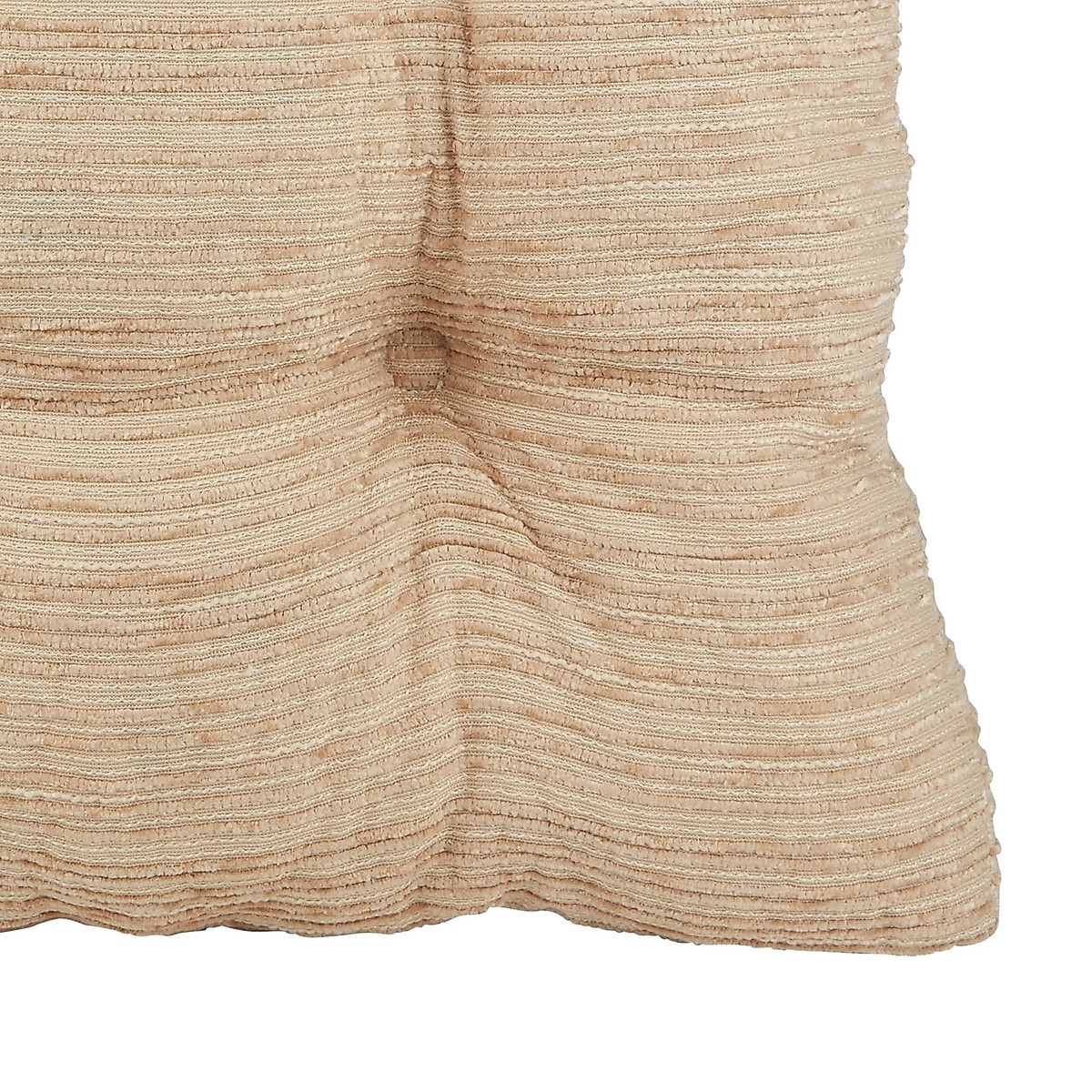 Klear Vu Memory Foam Chair Cushions, Non-Slip Grip Dot, 15 x 15 x 3 Inches, Set of 4, 4 Pack, Natural Tan 4 Count