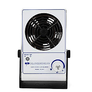 Ionizing Air Blower Fan Ion Anti-Static Elimination Ionizer Commercial Machine Eliminator 45~110CFM 0.25A 3kg 110V/60Hz