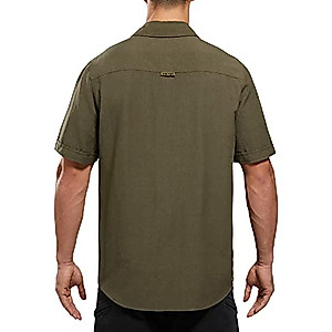 VIKTOS Men's Shemagh Short Sleeve Shirt, Spartan, Size: Medium
