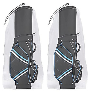 Dust Cover Big Plastic Drawstring Bags Multi-Purpose for Storage and Keeping Golf's Bag Good for Household Organizing Reusable Set of 2