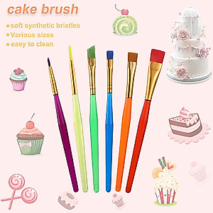19 Pieces Cake Decorating Tools,Cookie Fondant Modeling Set,Marshmallow Sculpting Brush and Fondant Modeling Tools for DIY Cake Sugar Gum Paste Decorating Supplies