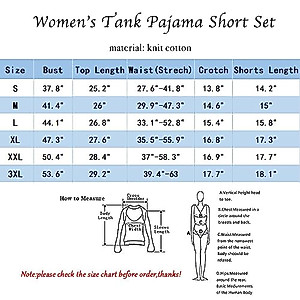 ENJOYNIGHT Pajamas for Women Cute Sleeveless Print Tee and Shorts Sleepwear Tank Top Loungewear Set (Medium, G.Flamingo)