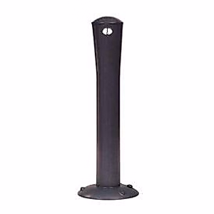 Global Industrial Black Aluminum Outdoor Ashtray