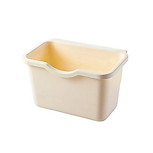 ekqw015l ekqw015l Kitchen Cabinet Door Hanging Rubbish Trash Bin Can Sundries Storage Container Rice White
