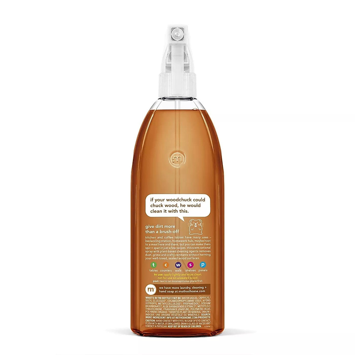 Method Almond Daily Wood Cleaner 28 Fl Oz