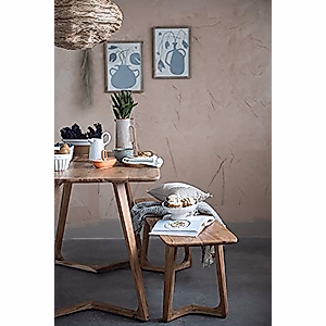 Creative Co-Op Stoneware Pitcher w Reactive Glaze, Sienna Color