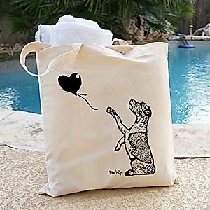 Pet Studio Art Barksy - Balloon Dog Tote Bag
