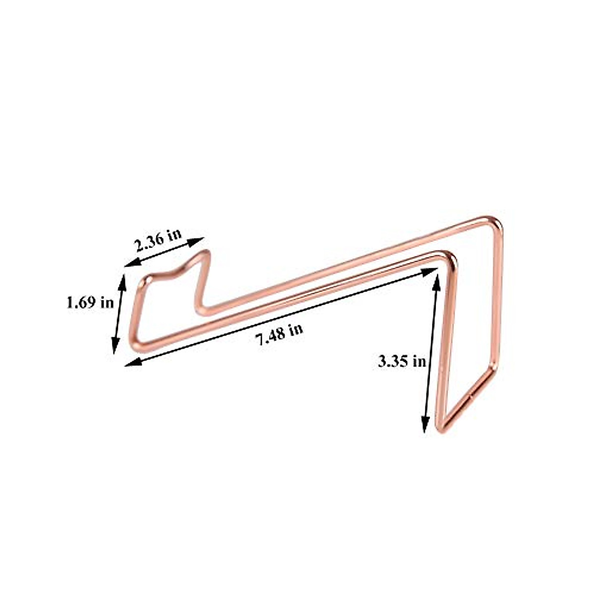 Ibnotuiy Set of 2 Metal Tabletop Single Bottle Wine Rack Minimalist Wine Holder (Silver)