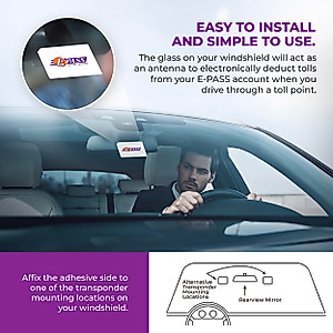 E-PASS Electronic Toll Sticker; Prepaid toll program, works on all roads in FL, GA, NC