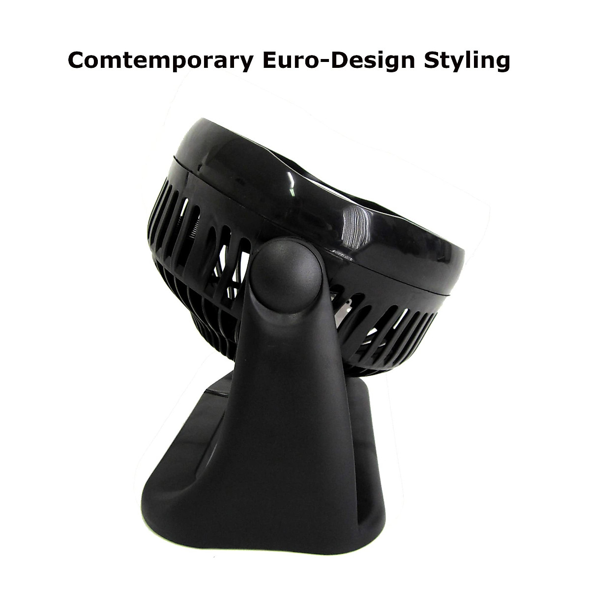 Optimus 8" Turbo High Performance Air Circulator Fan, SMSLL, Black