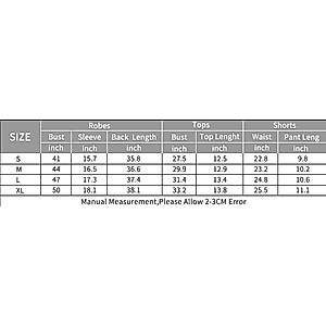 SHBVMPO Women satin pajamas set 4pcs Sexy Lingerie Set Silk Sleepwear with Robe Red