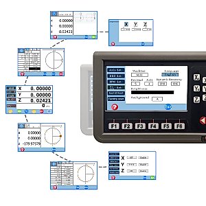 3 Axis DRO Digital Readout Magnetic Scale DRO Display Kit CNC Milling Lathe,DIY Travel Length