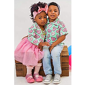 Unique Baby Boys Valentines Day Donut Hearts Polo Shirt (2t, Donut Hearts)