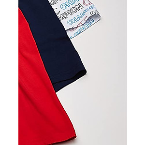 Champion Men's Everyday Cotton Stretch Boxer Briefs 3-Pack, Red/Navy, Large