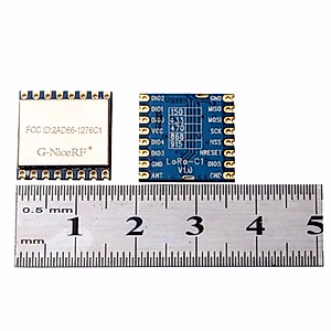 Compatible with RFM95W，LoRa 1276 Chip Module with Arduino 100mW Long Range Wireless Transceiver Module, LORA1276-C1 x 2 pcs