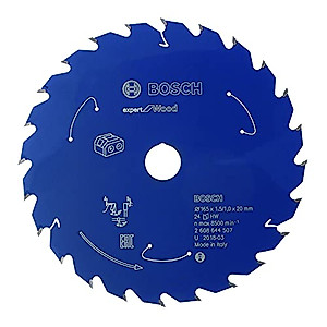 Bosch Professional Circular Saw Blade Expert (for Wood, 190 x 30 x 1.5 mm, 60 teeth; Accessories: Cordless Circular Saw)