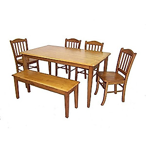 Boraam Shaker Chair, Oak, Set of 2