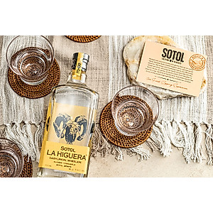 Sotol and Tequila Sipping Glasses | Tequila Glassware Collection | Set of 4 | 6 oz Professional Sippers for Drinking Joven, Reposado, Anejo Sotols | Stemless Heavy Based Liquor Snifters