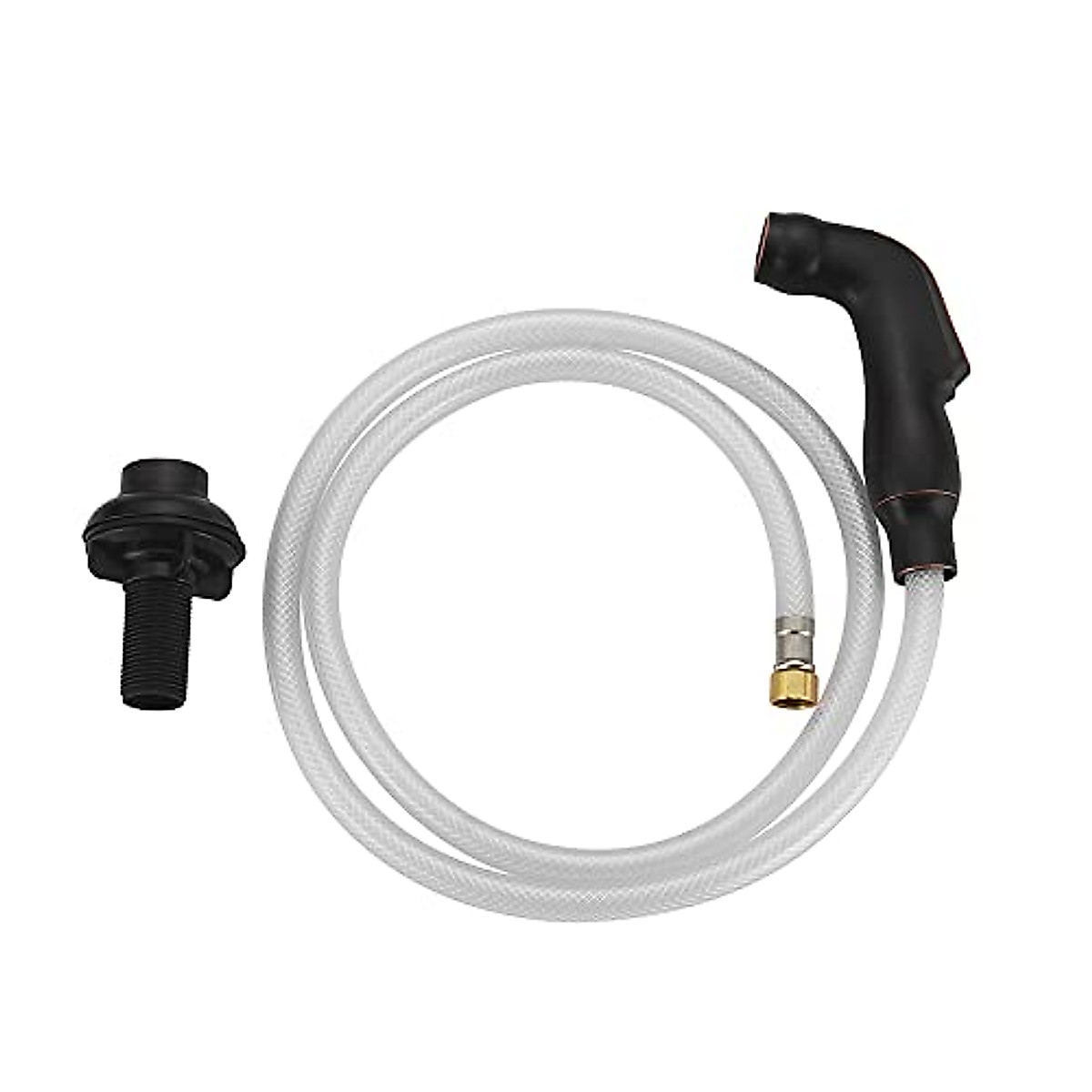 Weirun Kitchen Sink Side Sprayer Nozzle Tap Spray Head with Hose and Holder Replacement for 1/4 inch Sink Connector Faucet,Oil Rubbed Bronze