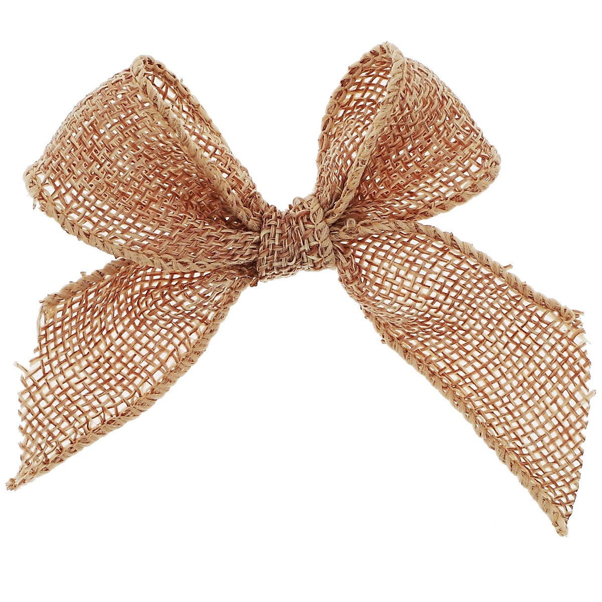 Handmade Mini Burlap Bows for DIY Crafts, Wreaths, Wedding Decor (12 Pack)