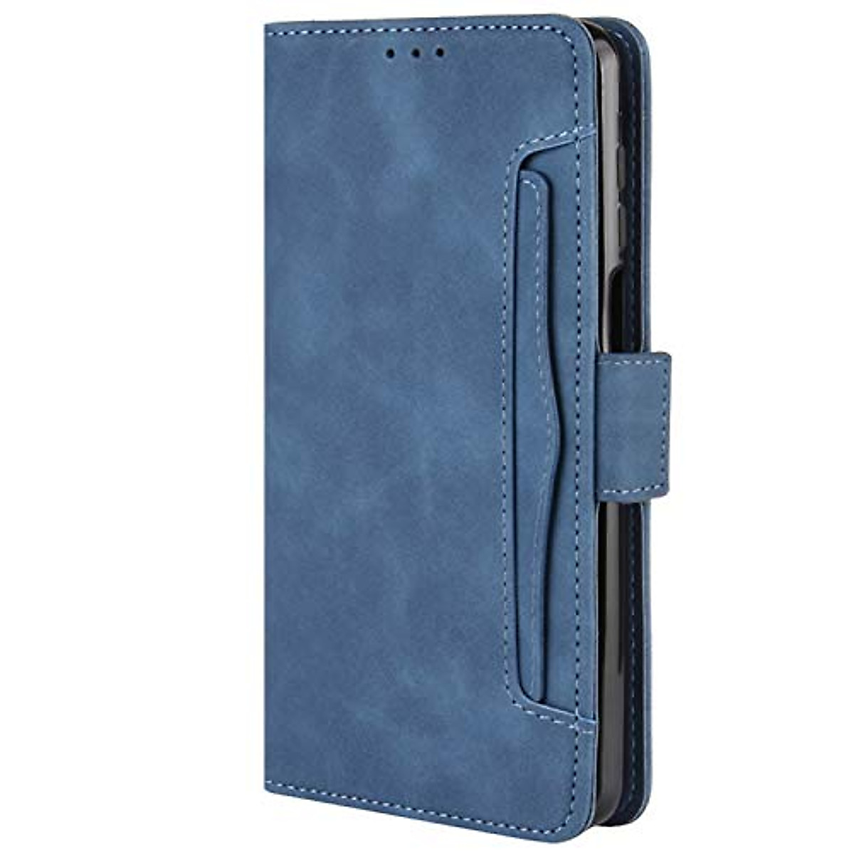 HualuBro Xiaomi Redmi Note 9S Case, Redmi Note 9 Pro Case, Magnetic Full Body Protection Shockproof Flip Leather Wallet Case Cover with Card Slot Holder for Redmi Note 9S Phone Case (Blue)