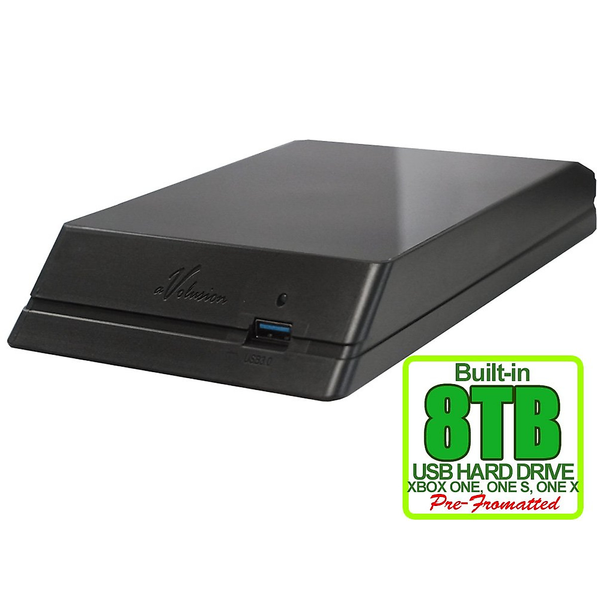 Avolusion HDDGear 8TB (8000GB) USB 3.0 External Gaming Hard Drive (for XBOX One, Pre-Formatted) - 2 Year Warranty