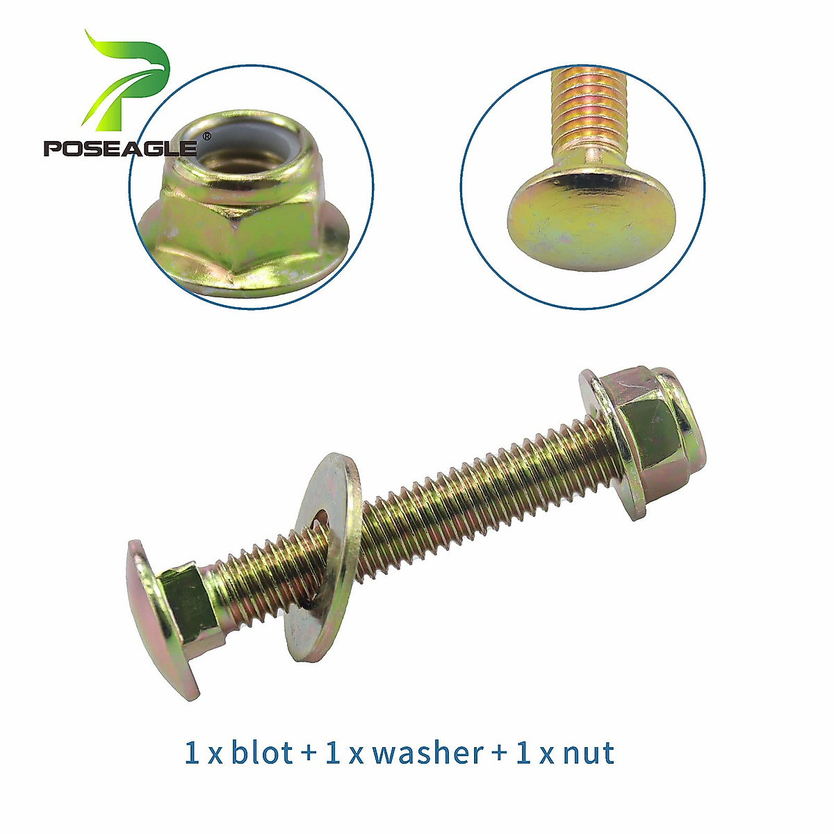 POSEAGLE 539132728 Idler Pulley Replaces Husqvarna 539132728 Husqvarna Idler Pulley, 589766102 Pulley, 589766101, 539112196 for Husqvarna MZ52 MZ54 MZ61 MZ6128 RZ4623 RZ46I YTH22v42LS Z246 Decks