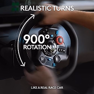 Logitech G29 Driving Force Racing Wheel + Floor Pedals + Astro A20 Gaming Headset Bundle - PS5/PS4/PC