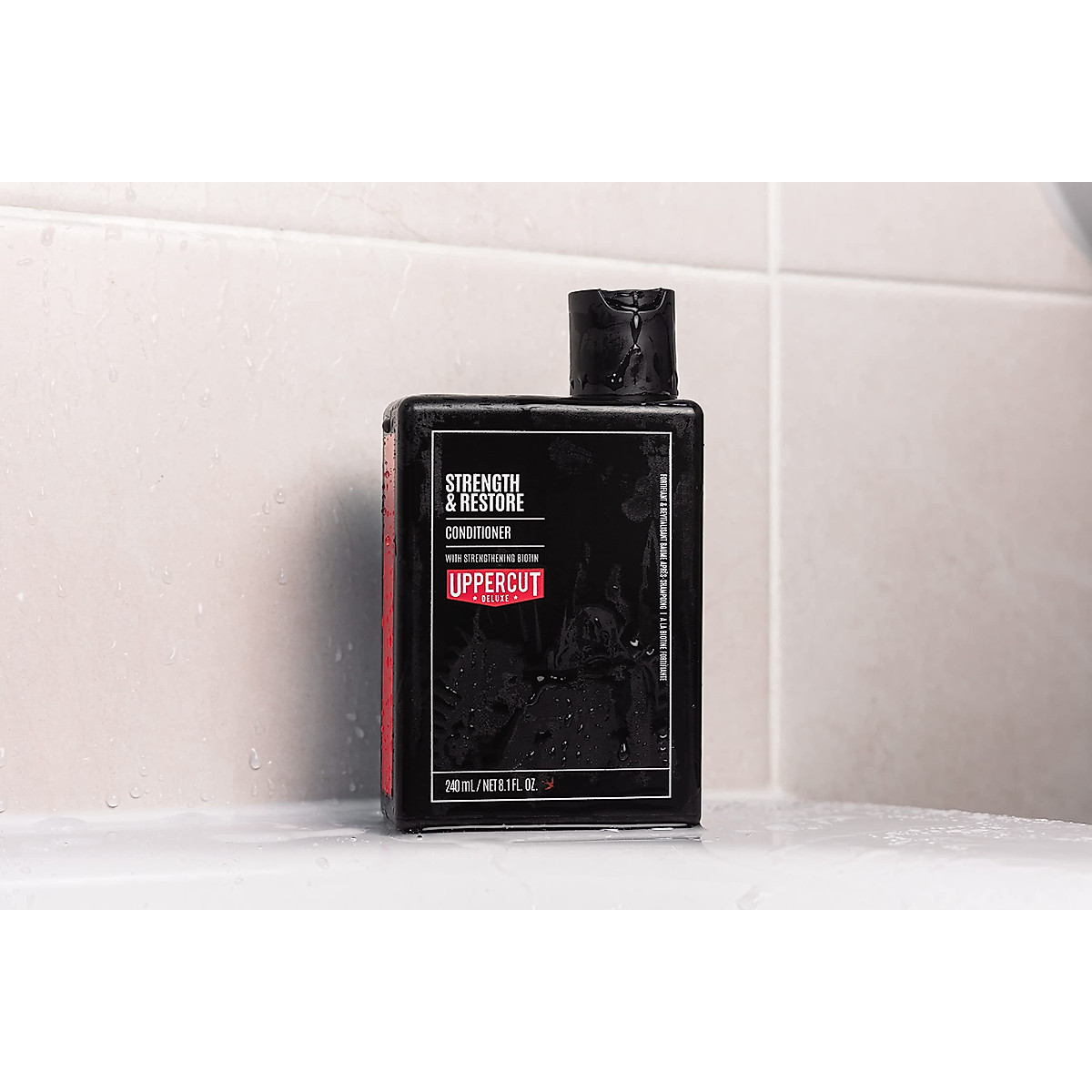 UPPERCUT DELUXE Strength and Restore Conditioner Designed For All Hair Types & Infused with Biotin & Caffeine - 8.1 fl. oz. / 240ml