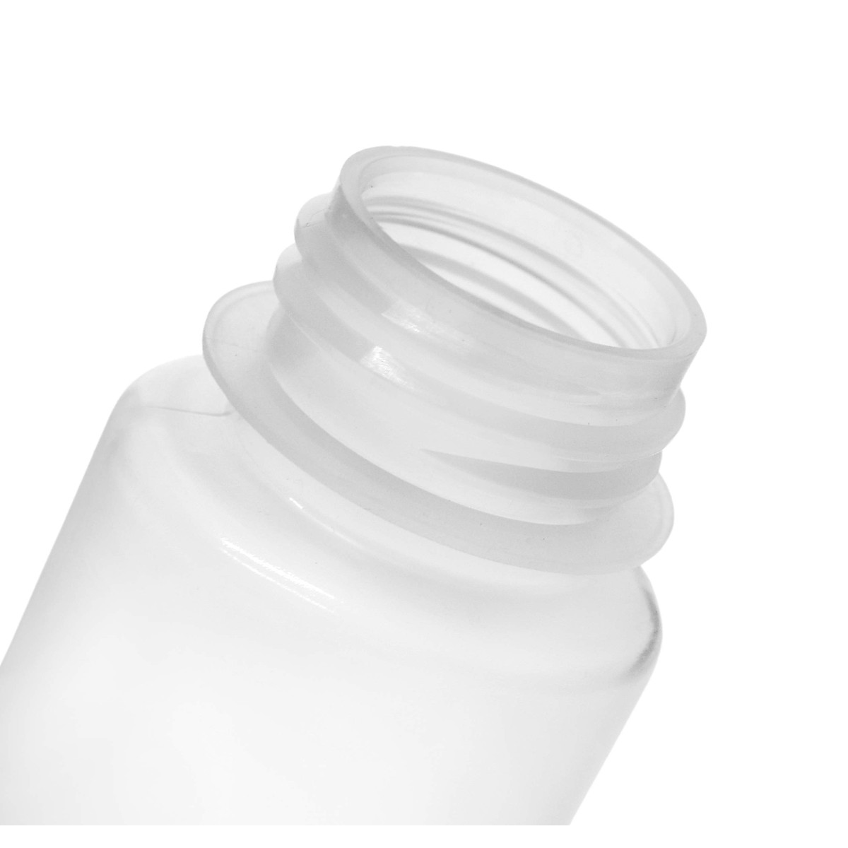 EISCO Reagent Bottle, 125ml - Wide Mouth with Screw Cap - Polypropylene - Translucent