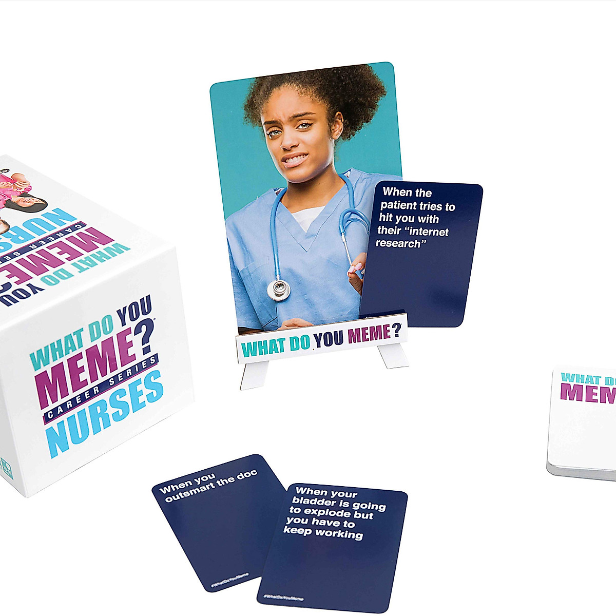 WHAT DO YOU MEME? Nurses Edition - The Hilarious Party Game for Meme Lovers