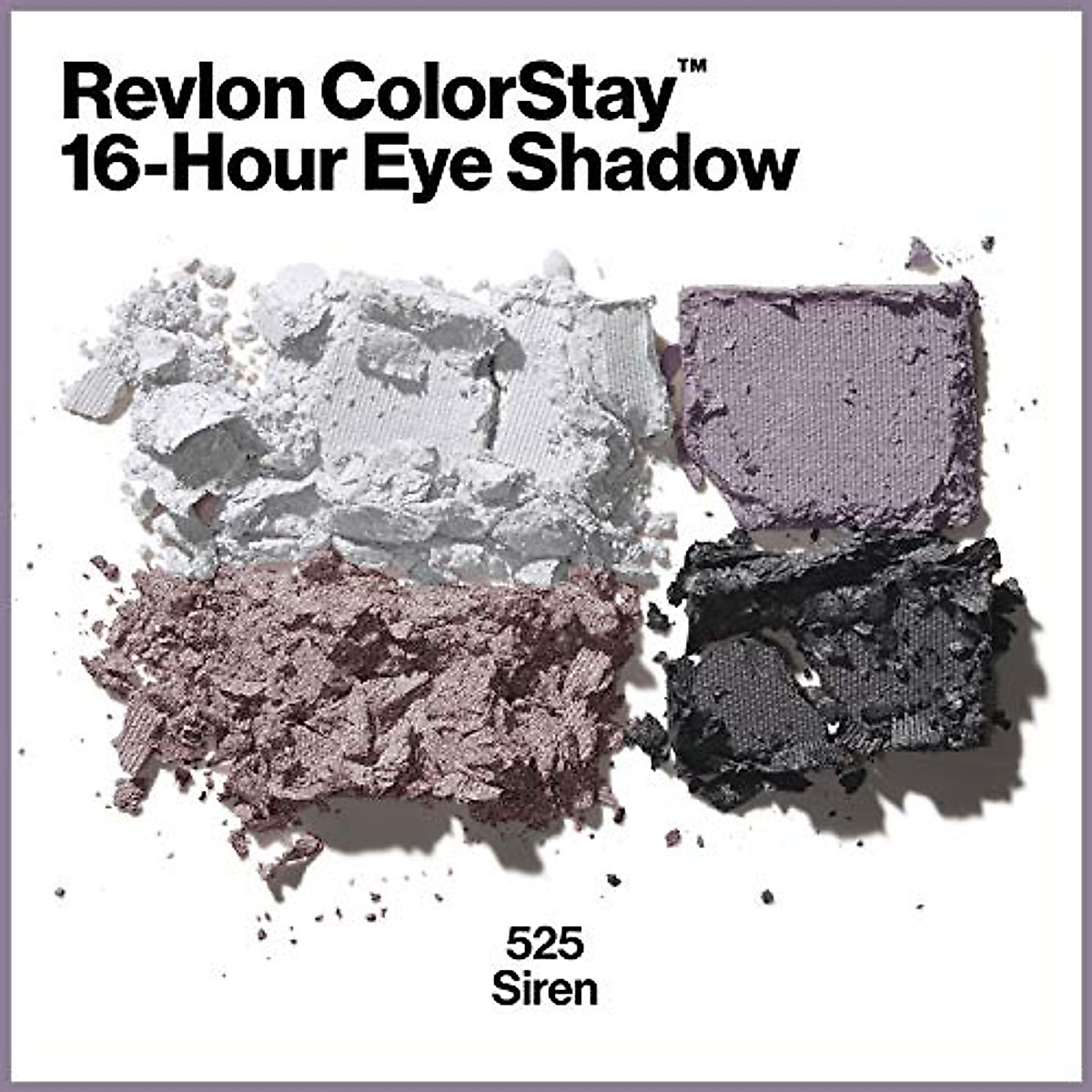 Eyeshadow Palette by Revlon, ColorStay 16 Hour Eye Makeup, Velvety Pigmented Blendable Matte & Shimmer Finishes, 525 Siren, 0.16 Oz