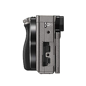 Sony Alpha a6000 Mirrorless Digital Camera 24.3MP SLR Camera with 3.0-Inch LCD - Body Only (Graphite) (Certified Refurbished)