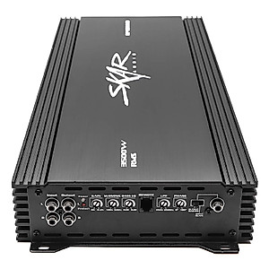 Skar Audio RP-3500.1D Monoblock Class D MOSFET Amplifier with Remote Subwoofer Level Control, 3500W