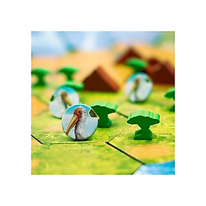 Ecos: The First Continent Board Game, Build Nature and Animals, Unique Mechanics, Challenging Strategy, Ages 14+, 2-6 Players, 45-75 Min, Alderac Entertainment Group (AEG)