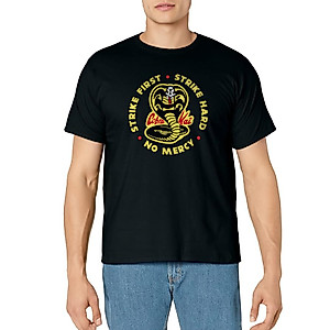 Cobra Kai Strike First Cobra Logo T-Shirt