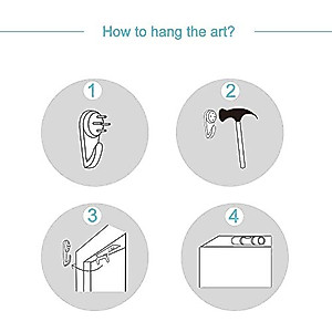 Yanghl Flower Canvas Wall Art Prints Yellow Gray Modern Abstract Floral Modern Decorative Artwork for Wall Decor and Home Decor Framed Ready to Hang 12"x12"