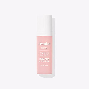 Awake by Tarte Brightening in a Bottle Facial Mask 25% AHA + 2% BHA (.5 Fl. Oz.)