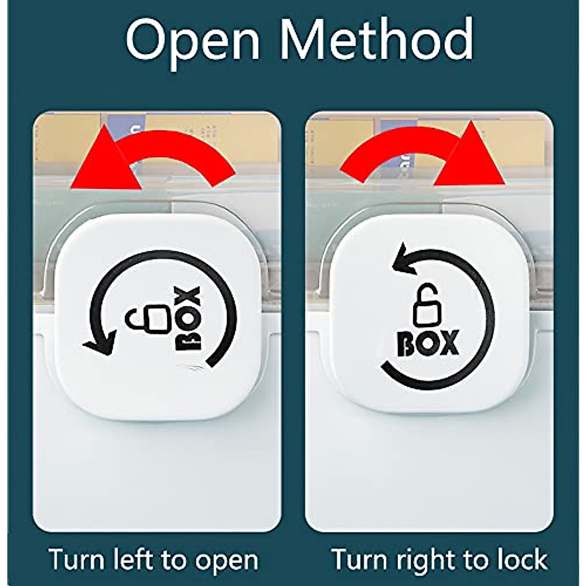 Sooyee Plastic Storage Box with 3-Tier Fold Tray,Tool Organizer Portable Handled Case,Portable Lockable Container for Arts, Crafts,Cosmetic, Sewing, Toy, Washi Tape, Legom,Clear/White