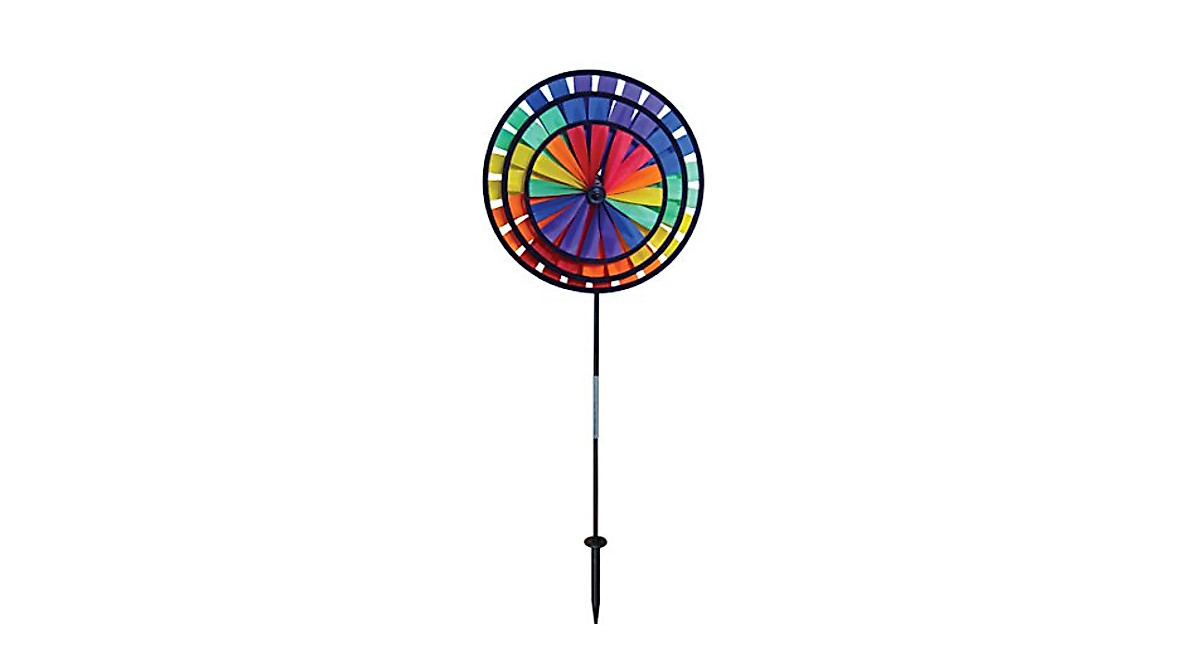 Vibrant Rainbow Spinner for Garden & Yard - Easy to Install