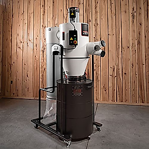 JET JCDC-3 Cyclone Dust Collector, 2-Micron Filter, 1240 CFM, 3HP, 1Ph 230 (717530K)