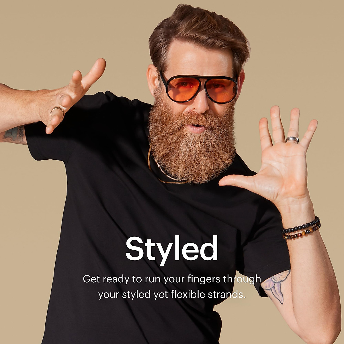 MANSCAPED® Beard Balm, Styling Pomade with Shea Butter, Coconut Oil & Beeswax - Moisturizes, Softens, Strengthens & Shines Beards, Mustaches & Facial Hair, for Sensitive Skin, (2 oz) 2-Pack