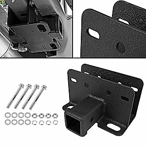 Xomzema 2" Trailer Hitch Receiver Trailer Assembly Heavy Duty Class 3 Trailer Hitch Tow Hook Rear Bumper Towing Cargo Carrier Racks for Ford Bronco Offroad 2/4-Door 2021-2022