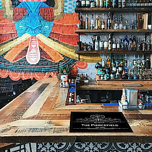 Bang Tidy Clothing Personalized Bar Runner Mat - Novelty Beer Gifts - Add Your Text - DI016.1