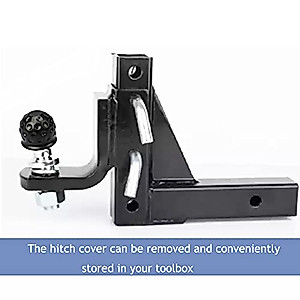 2" Trailer Hitch Ball Cover - Truck Towball Protect Cap Replacement Accessories for RV, Caravan, Boat, Truck, 4PCS