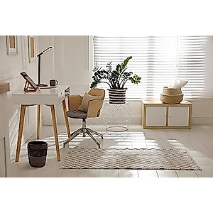 Essentra Home Small Trash Can – Decorative Bronze Wastebasket Ideal for Bathroom, Bedroom or Office – Garbage Can with 2.2 Gallon Capacity – Bronze Collection