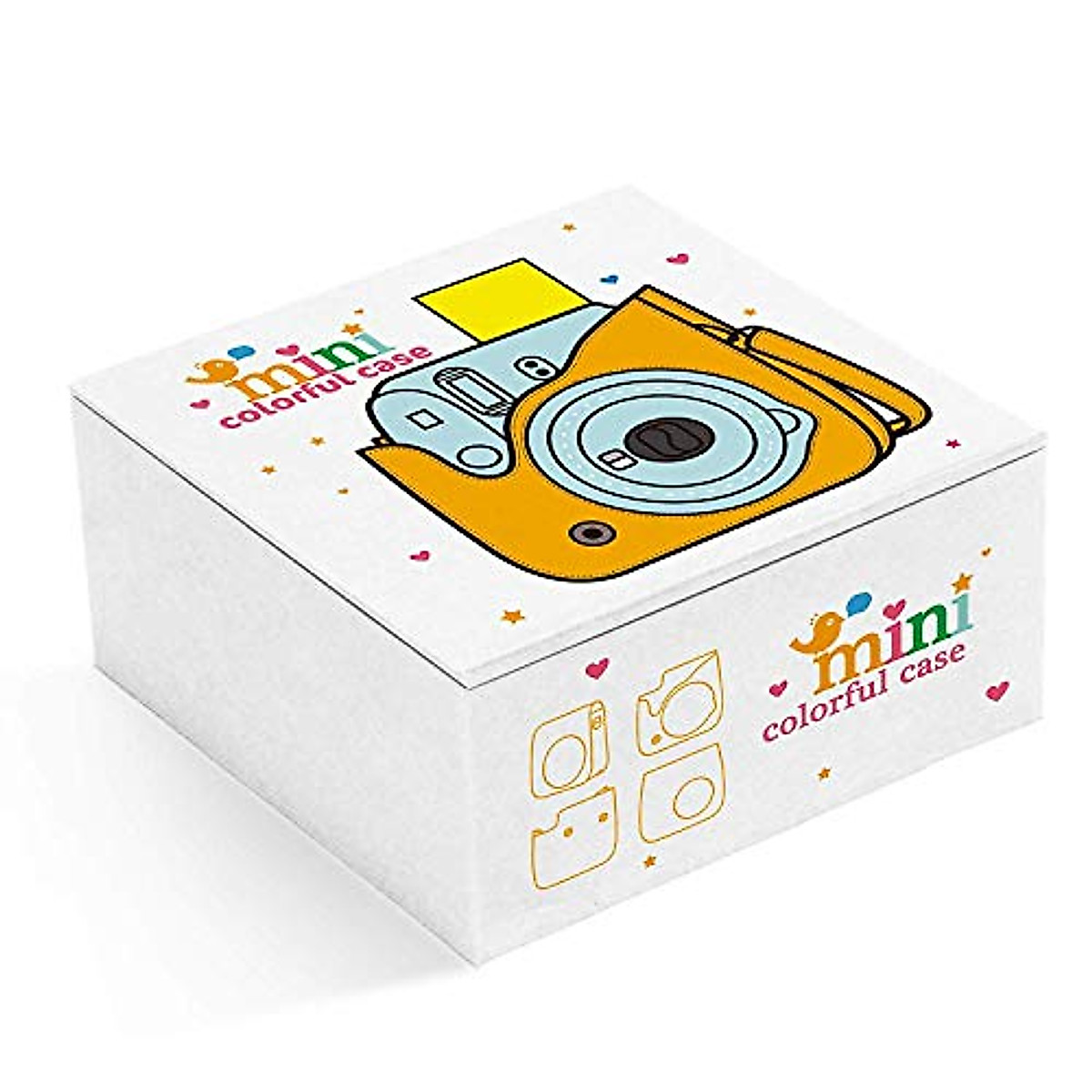 Phetium Protective Case Compatible with Instax Mini 11 Instant Camera, Soft PU Leather Bag with Pocket and Removable Shoulder Strap (Alpaca Blue)