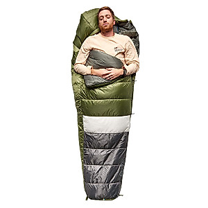 Sierra Designs Shut Eye 20 Degree Sleeping Bags - SierraLoft Synthetic, Mummy Style Camping & Backpacking Sleeping Bags for Men & Women, Stuff Sack Included